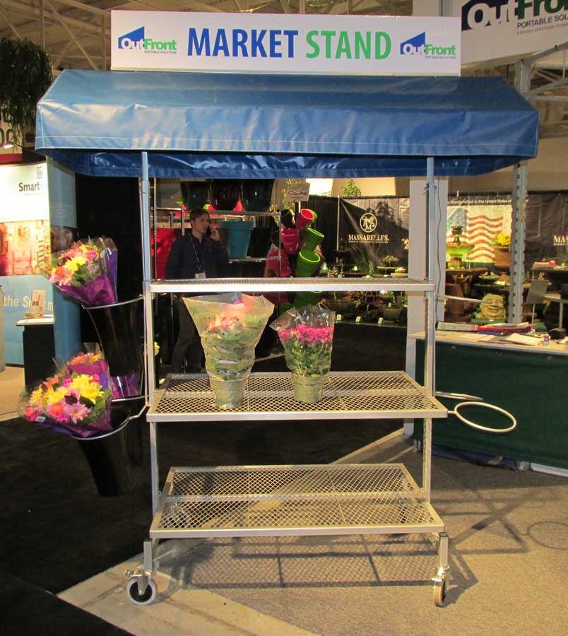 KC-3248-Kiosk-Cart-market-stand | OutFront Portable Solutions