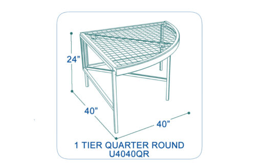 Ultimate Shelving (Bottom Bench) Quarter Round End Cap | OutFront ...