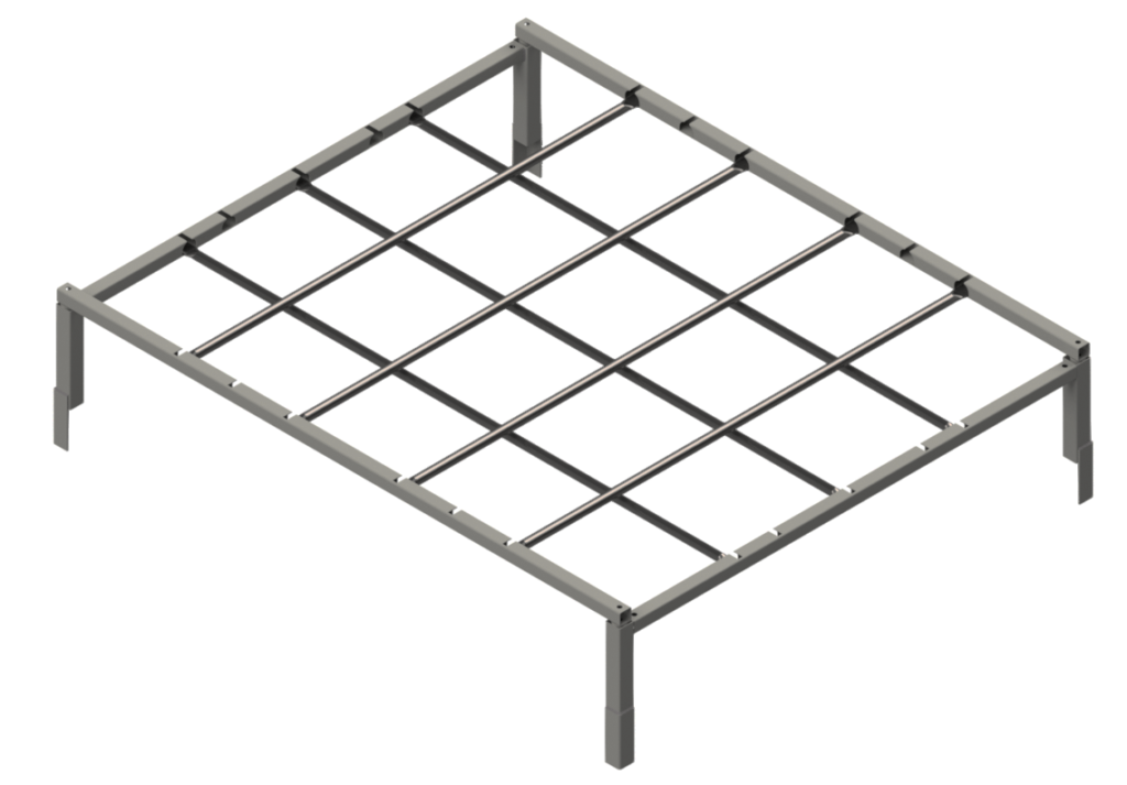 Power Point Display Bench with Flower rail (comes with Aquamat ...
